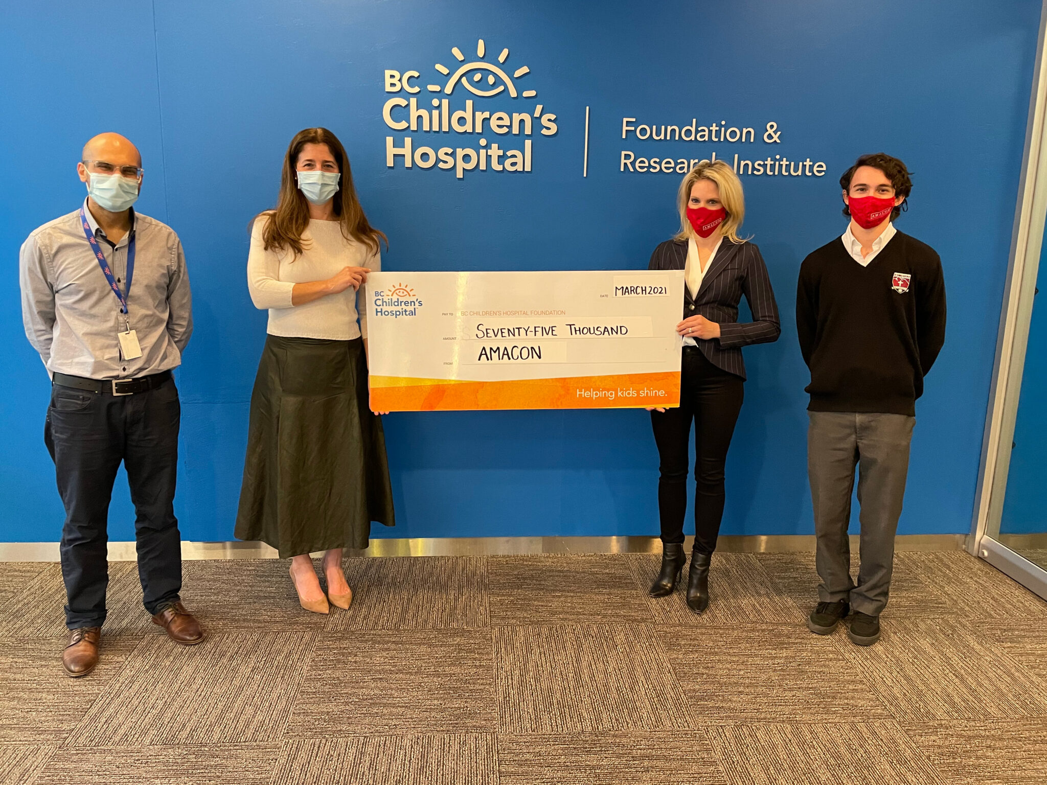 BC Children's Hospital Donation
